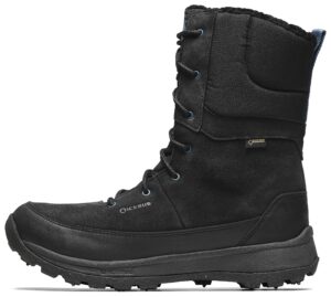 icebug mens torne bugrip gtx hiking boot with carbide studded traction sole, trueblack, 8.5