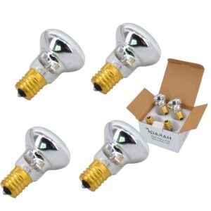 4 pack replacement bulbs for lava lamps,glitter lamps,r39 e17 25 watt reflector bulbs, appliance lamp bulbs