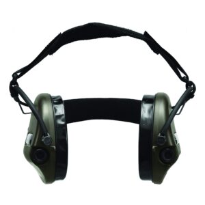 Swatcom Active8 Waterproof Military Spec Electronic Hearing Protection Headset - Neckband (Green)