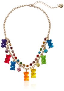 betsey johnson gummy bear frontal necklace