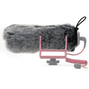 sunmon rode deadcat mic windshield fur filter for rode videomic go camera microphone - outdoor mic windscreen wind muff