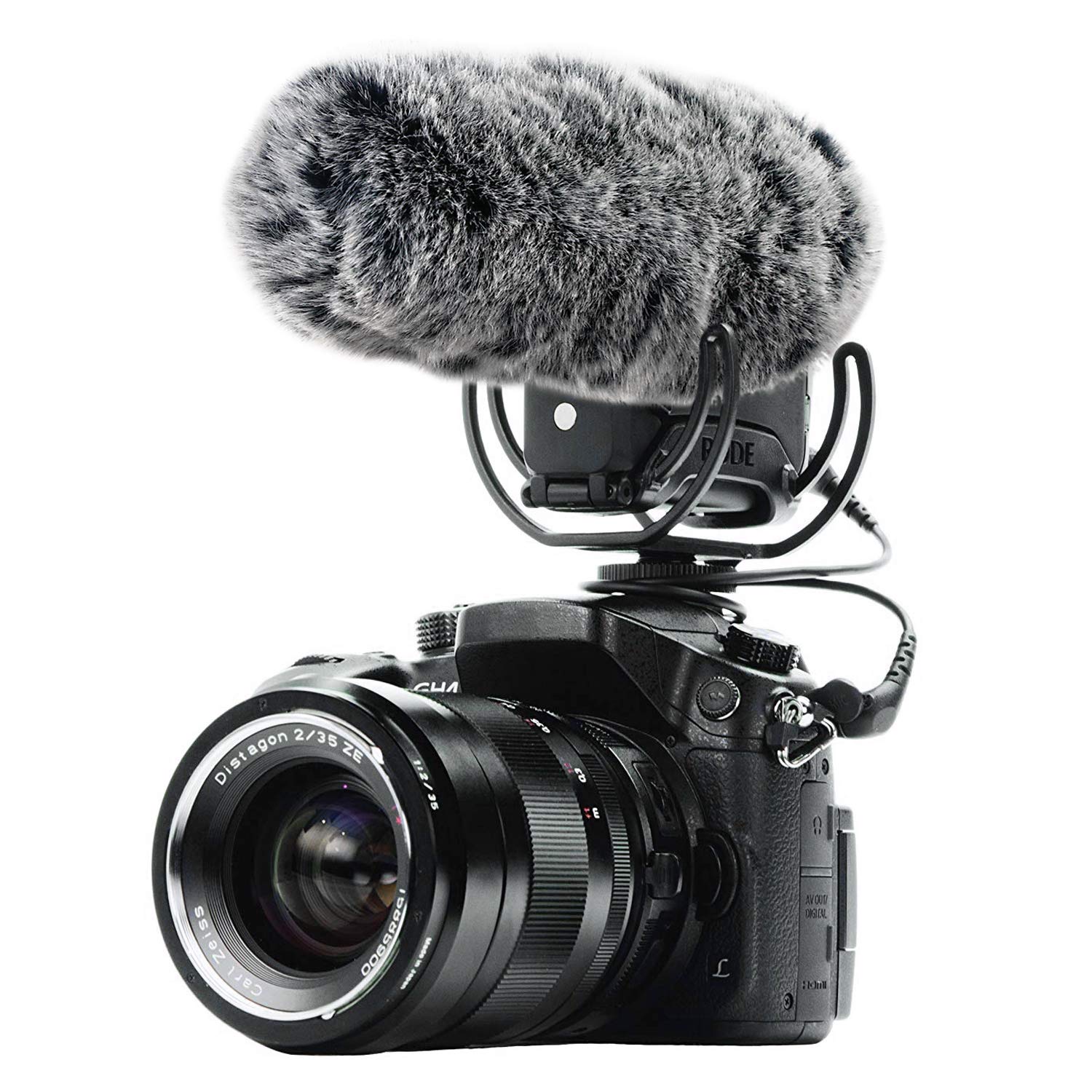 SUNMON VideoMic Pro Furry Windscreen Muff, Pop Filter Wind Cover Fits for Rode VideoMicPro Compact Directional On-Camera Microphone