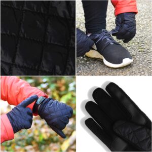 C9 Champion Women's Lightweight Black Quilted Glove, Touch Screen Friendly, L/XL