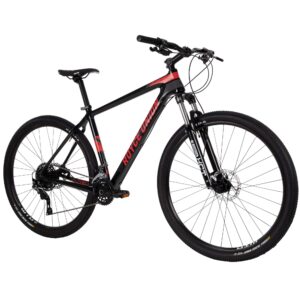 royce union rcf lightweight carbon mountain bike, matte black, 29 inch wheels / 17.5 inch frame