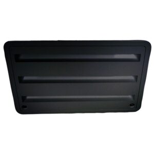 dometic 3316941.005 refrigerator upper/lower refrigerator side access vent - black