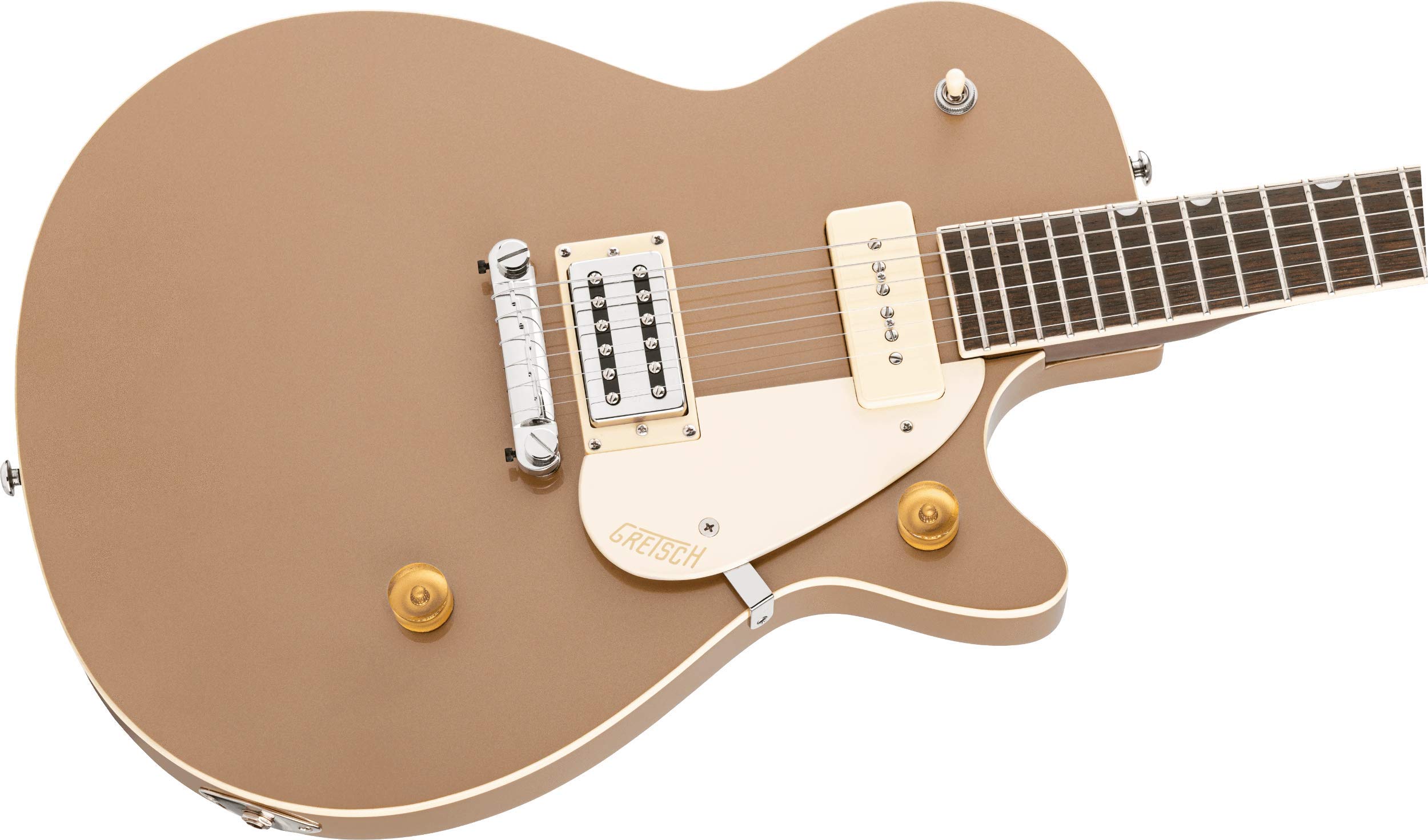 Gretsch G2215-P90 Streamliner Junior Jet Club Electric Guitar - Sahara Metallic with Laurel Fingerboard