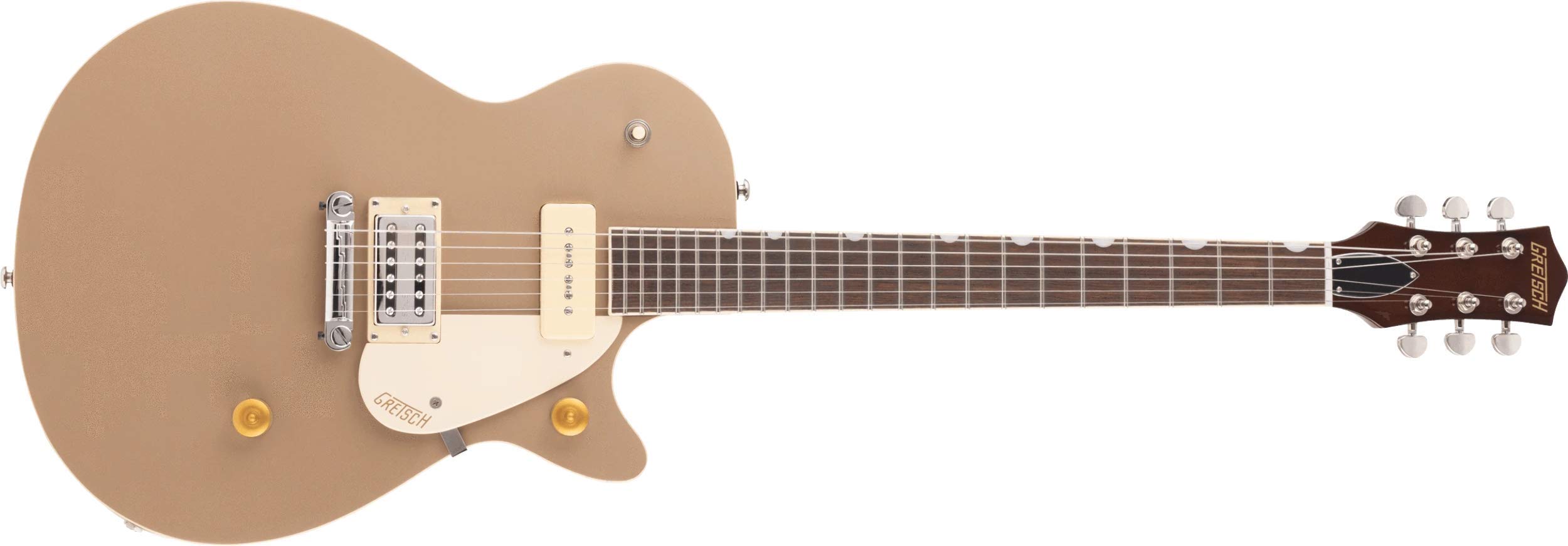 Gretsch G2215-P90 Streamliner Junior Jet Club Electric Guitar - Sahara Metallic with Laurel Fingerboard