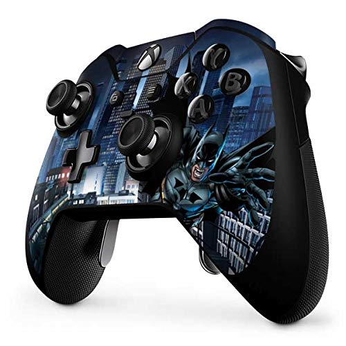 Skinit Decal Gaming Skin Compatible with Xbox One Elite Controller - Officially Licensed Warner Bros Batman Jumps from Building Design