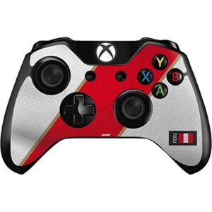 skinit decal gaming skin compatible with xbox one controller - originally designed peru soccer flag design