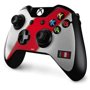 Skinit Decal Gaming Skin Compatible with Xbox One Controller - Originally Designed Peru Soccer Flag Design