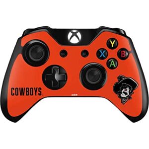 skinit decal gaming skin compatible with xbox one controller - officially licensed college osu oklahoma basketball design