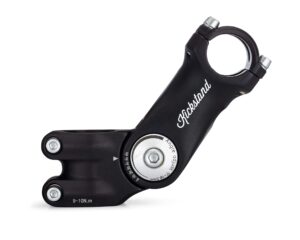 kickstand cycleworks adjustable bicycle handlebar stem - 0-60 degree adjustable riser stem for mountain, road, and hybrid bikes - 25.4 clamp diameter