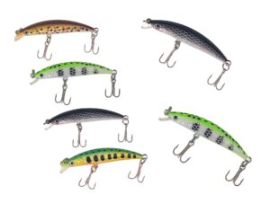 sanhu minnow crankbaits for bass trout fishing 4 pieces combo a