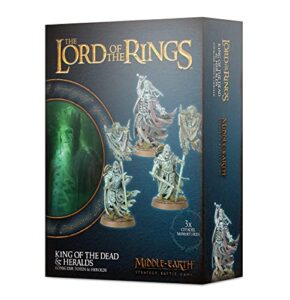 games workshop middle-earth strategy battle game: king of the dead & heralds