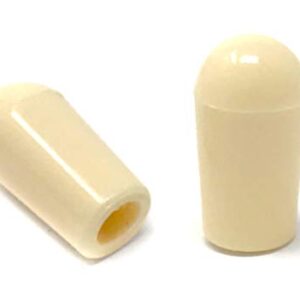 Vintage Forge Cream Toggle Switch Tip Caps compatible with Gibson USA Les Paul Electric Guitar (2-Pack) LPST10-CRM