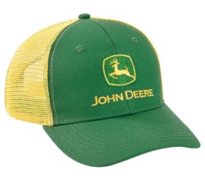 john deere men's green/yellow mesh cap/hat - lp69229