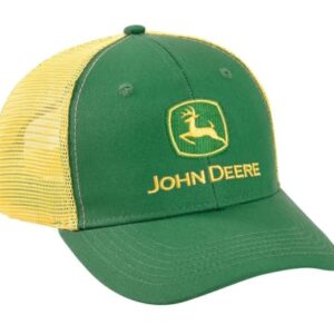 John Deere Men's Green/Yellow Mesh Cap/Hat - LP69229