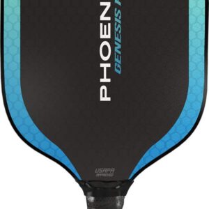 Paddletek Phoenix Genesis Pro - Professional Pickleball Paddles with Honeycomb Core – SRT Pro PolyCore & Fiberglass Epoxy Surface - High Tack Performance Grip – 7.8 oz to 8.2 oz – USAPA Approved