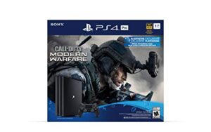 playstation 4 pro 1tb console - call of duty: modern warfare bundle