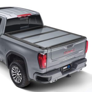 a.r.e. fusion painted hard fold truck bed tonneau cover | ar12002l-gaz | fits 2015 - 2021 chevy/gmc colorado/canyon 5' bed (61.7"), paint code: 50/gaz summit white