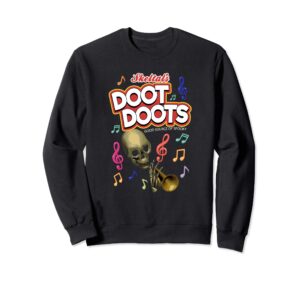 skeltal's doot doots spooky boi halloween sbubby cereal sweatshirt