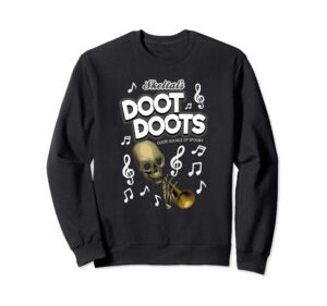 skeltal's doot doots spooky boi halloween sbubby cereal sweatshirt