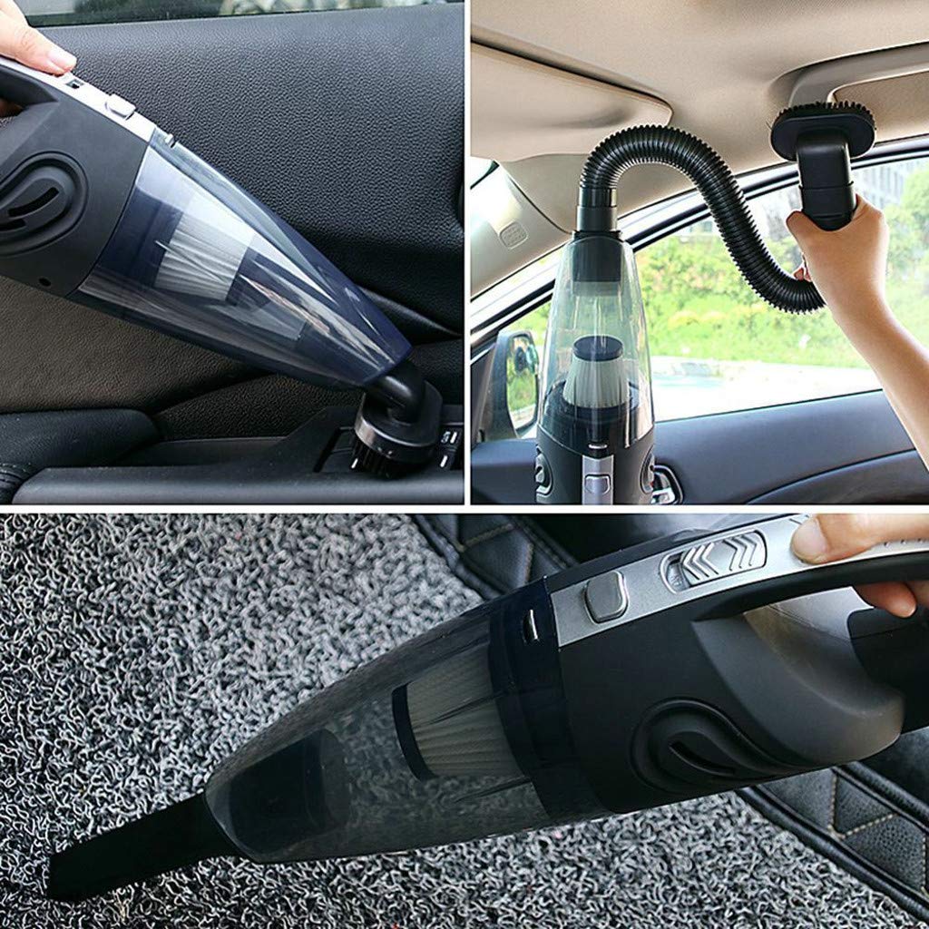 HAPPIShare Car Vacuum, Corded Car Vacuum Cleaner High Power for Quick Car Cleaning, DC 12V Portable Auto Vacuum Cleaner for Car Use Only - Much Stronger Suction Potable Handheld Vacuum Cleaner