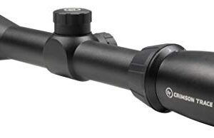 Crimson Trace 3-9x40mm 1 Series Mid-Range Sport Riflescope with SFP, Duplex Reticle and Scope Rings for Hunting, Shooting and Outdoor