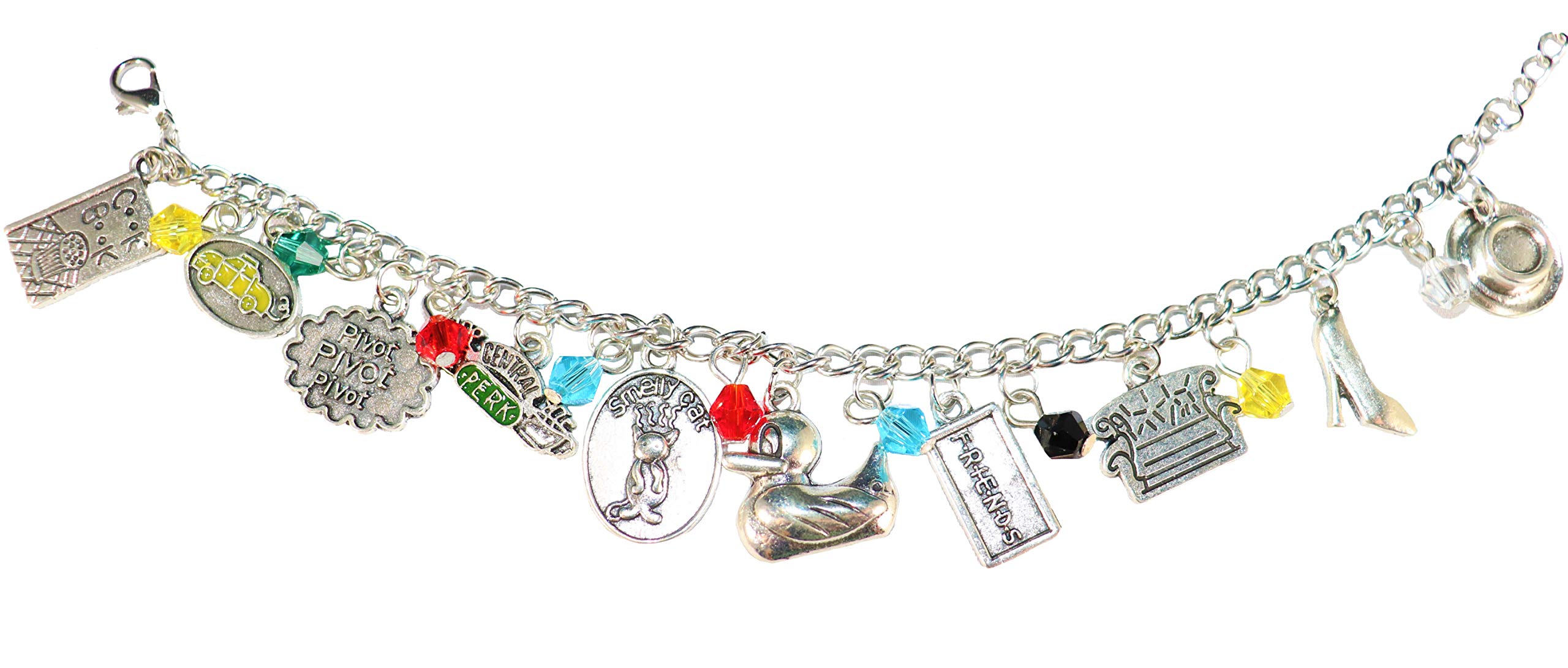 Friends Charm Bracelet （Cute Box Included) - Merchandise Costume Jewelry Gifts for Women, gift for girlfriend, valentine