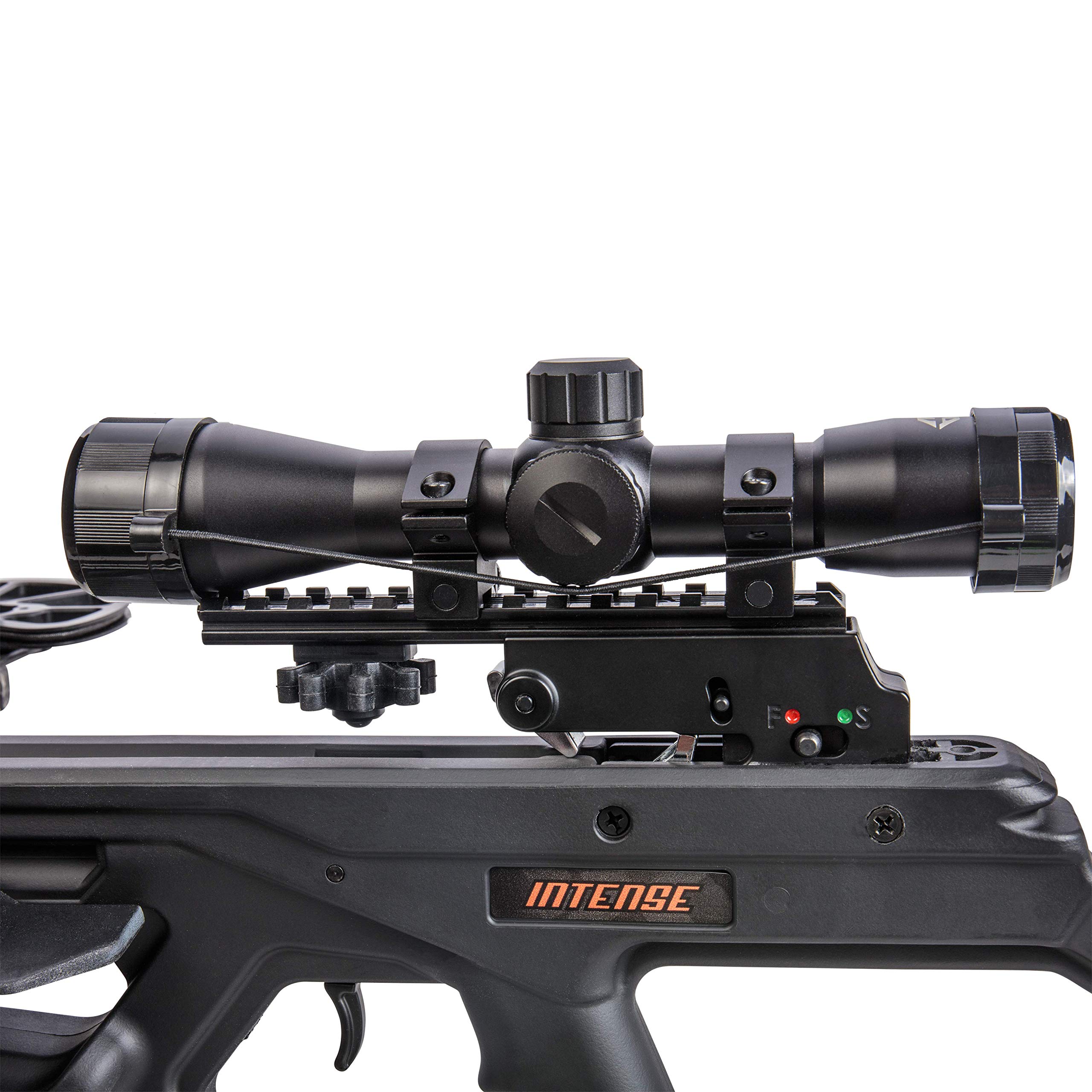 BearX Intense Ready to Shoot Crossbow Package with Scope, Quiver, Bolts, Cocking Rope, and Wax, Strata Finish, One Size (AC03A2AA185)