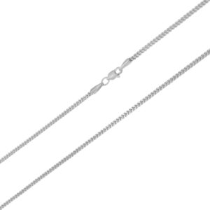 nuragold 10k white gold 2mm franco chain box square wheat pendant necklace, mens womens jewelry 16" 18" 20" 22" 24" 26"