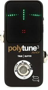 tc electronic polytune 3 noir mini polyphonic tuning pedal