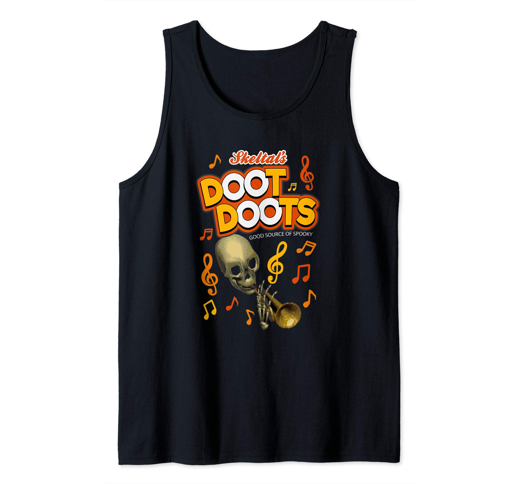 Skeltal's Doot Doots Spooky Boi Halloween Sbubby Cereal Tank Top