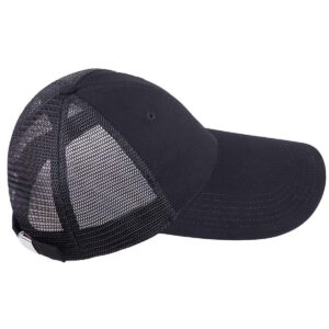 Sportmusies Extra Long Brim Mesh Back Baseball Caps for Men Women Adjustable Breathable Visor Mesh Hat