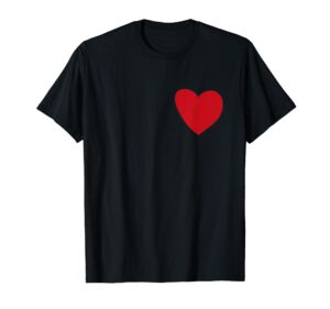 tin man heart halloween costume t-shirt