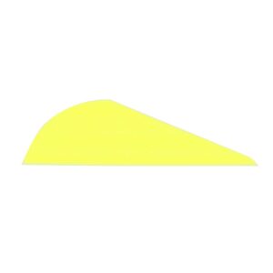 tac vanes 2" summit vanes, yellow vanes, pack of 100, vanes for archery bowhunting and recreational shooting