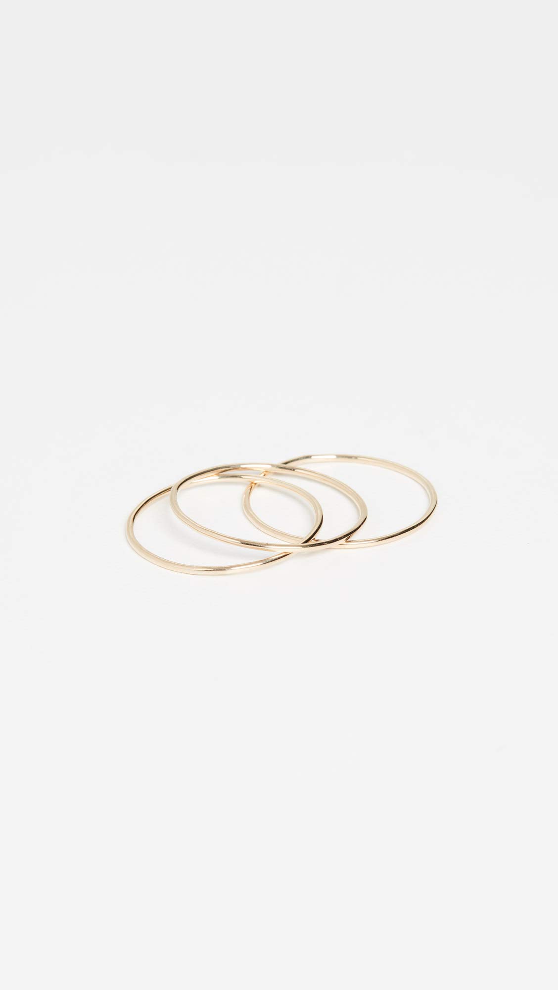 Ariel Gordon Jewelry Women's 14k Paper Thin Rings, Gold, 7