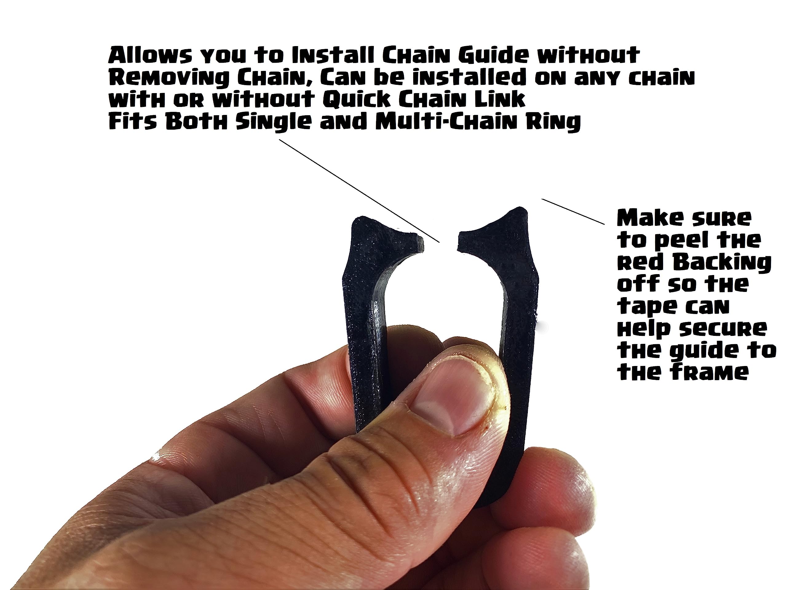 Chain Guide Model 2 for Mountiain Bike Chain Drops 1x 2X 3X Drive Chains Mountain Bike Tensioner Custom Design