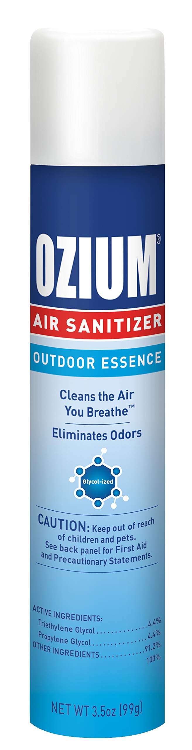 Ozium 3.5 Oz. 1 Pack Air Sanitizer & Odor Eliminator for Homes, Cars, Offices and More, Outdoor Essence