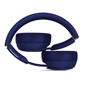 Beats Solo Pro Wireless Noise Cancelling On-Ear Headphones - Apple H1 Headphone Chip, Class 1 Bluetooth, Active Noise Cancelling, Transparency, 22 Hours of Listening Time - Dark Blue