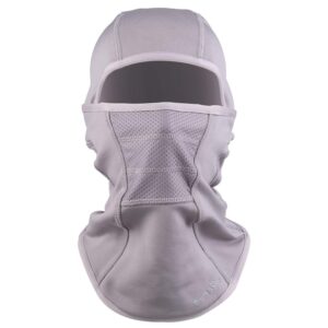 ski mask - balaclava face mask wind water resistant for cold weather (gray)