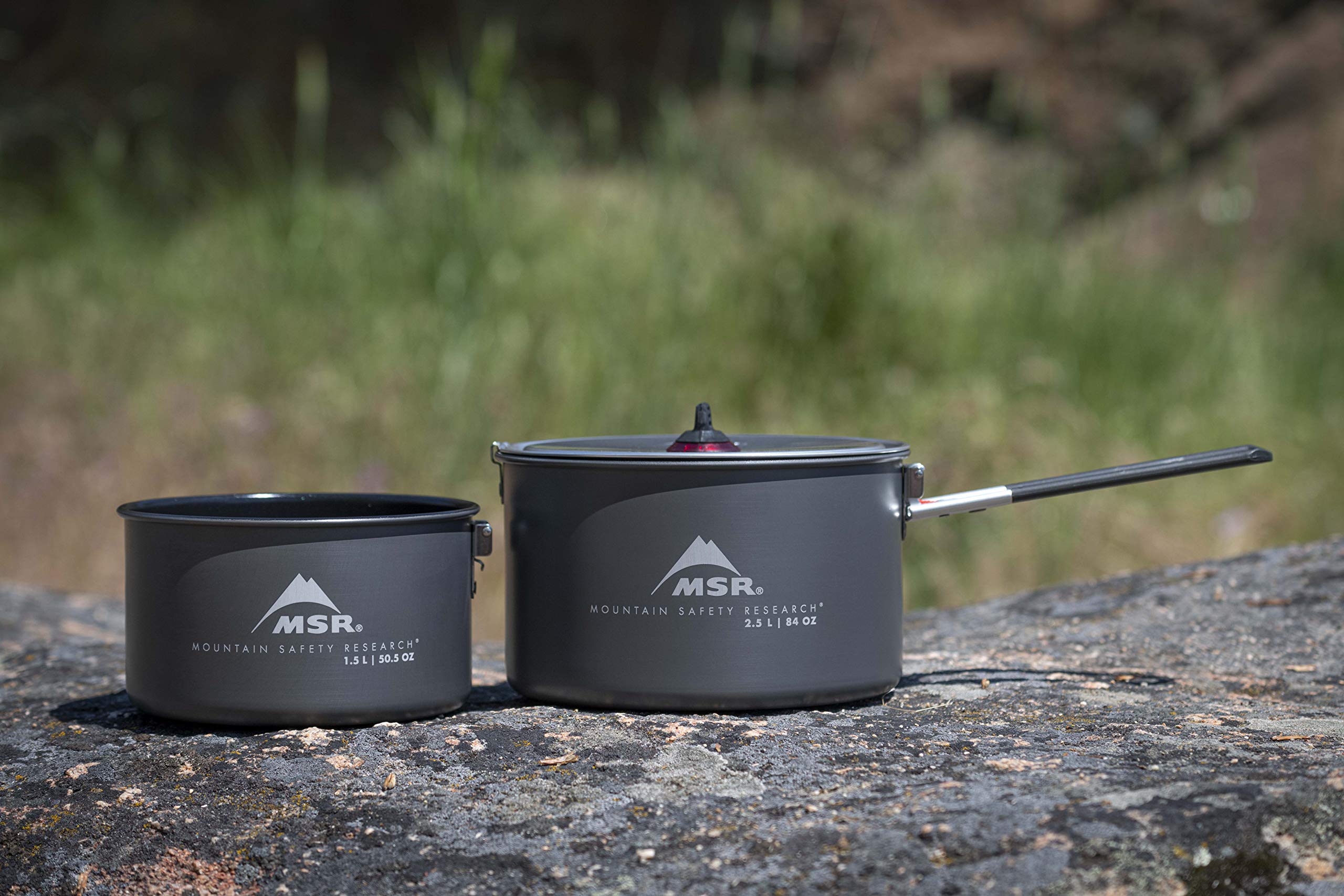 MSR Nonstick Ceramic Coated 2-Pot Camping Cook Set