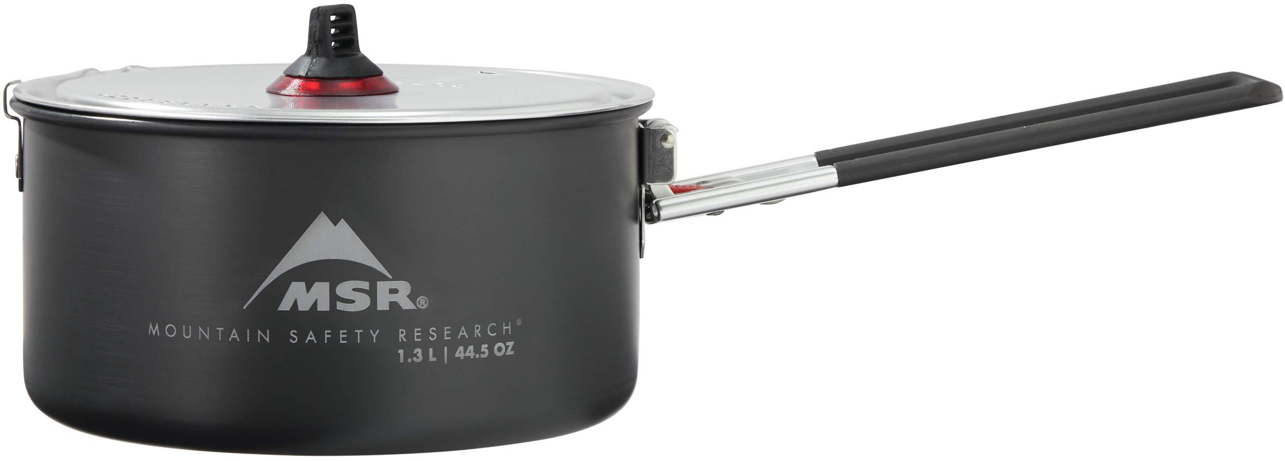 MSR 1.3 Liter Nonstick Ceramic Coated Solo Camping Cook Pot Black