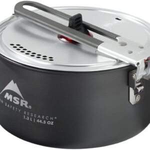 MSR 1.3 Liter Nonstick Ceramic Coated Solo Camping Cook Pot Black