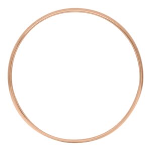 Women's 2MM Solid Gold Rings – Classic, Lightweight 10K Rose Gold Jewelry; Durable Plain Wedding Band for Women; Comfortable, Well-Polished Womens Wedding Bands, Size 7, by Brilliant Expressions