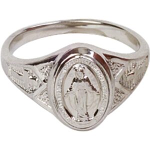 bonyak jewelry sterling silver miraculous ring - size 6