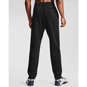 Under Armour Mens Rival Fleece Pants , Black (001)/Onyx White , Large