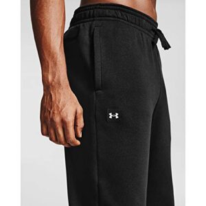 Under Armour Mens Rival Fleece Pants , Black (001)/Onyx White , Large