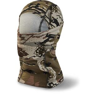 under armour men's coldgear infrared scent control balaclava, ua barren camo (999)/black, one size fits all