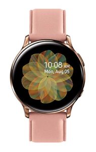 samsung galaxy watch active 2 (40mm, gps, bluetooth, unlocked lte) smart watch with advanced health monitoring, fitness tracking, and long lasting battery, pink gold - (us version)